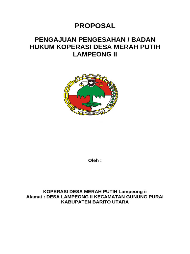1. SAMPUL LUAR PROPOSAL-oke (2) | PDF