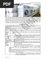 Laundry Operation and Laundry Flow Chart | PDF | Washing Machine | Laundry