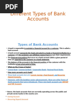Types of Bank Accounts Explained | PDF | Transaction Account | Deposit ...