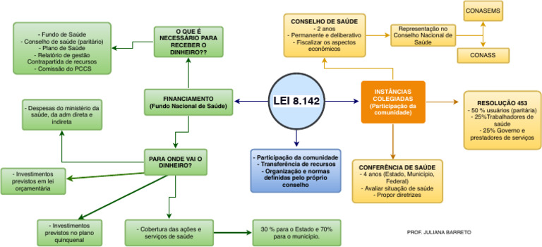 Mapa Mental Lei 8.142 (1) | PDF