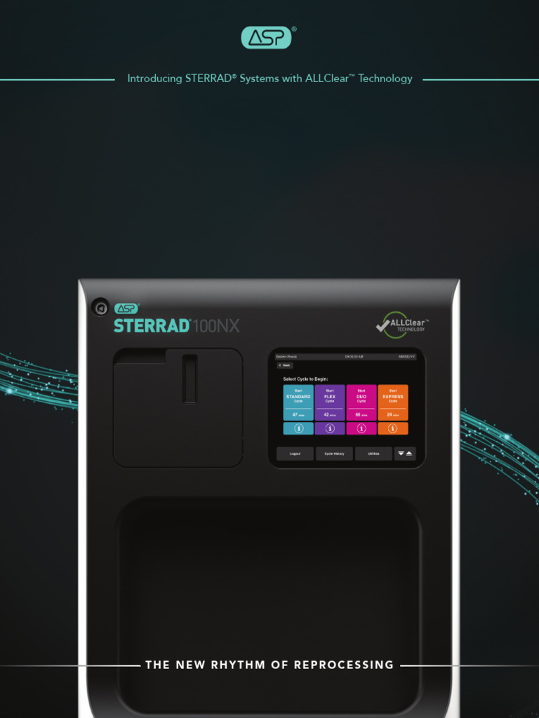 STERRAD 100NX with ALLClear Technology | PDF | Sterilization ...