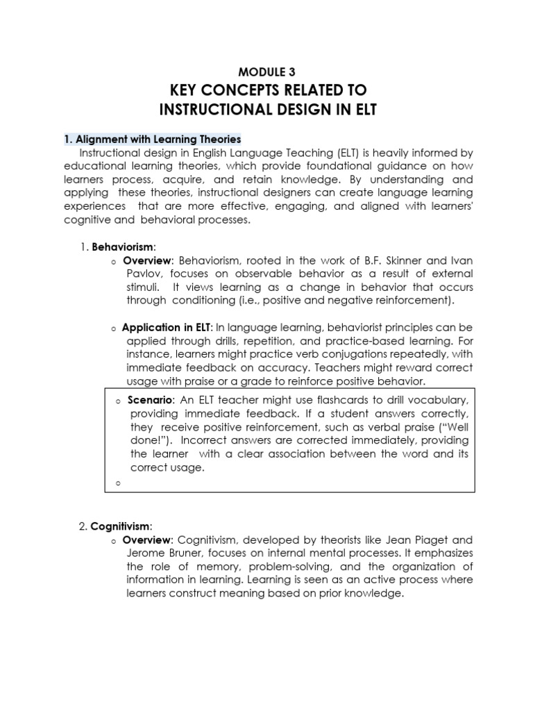 MODULE 3 Students Handout | PDF | Constructivism (Philosophy Of ...