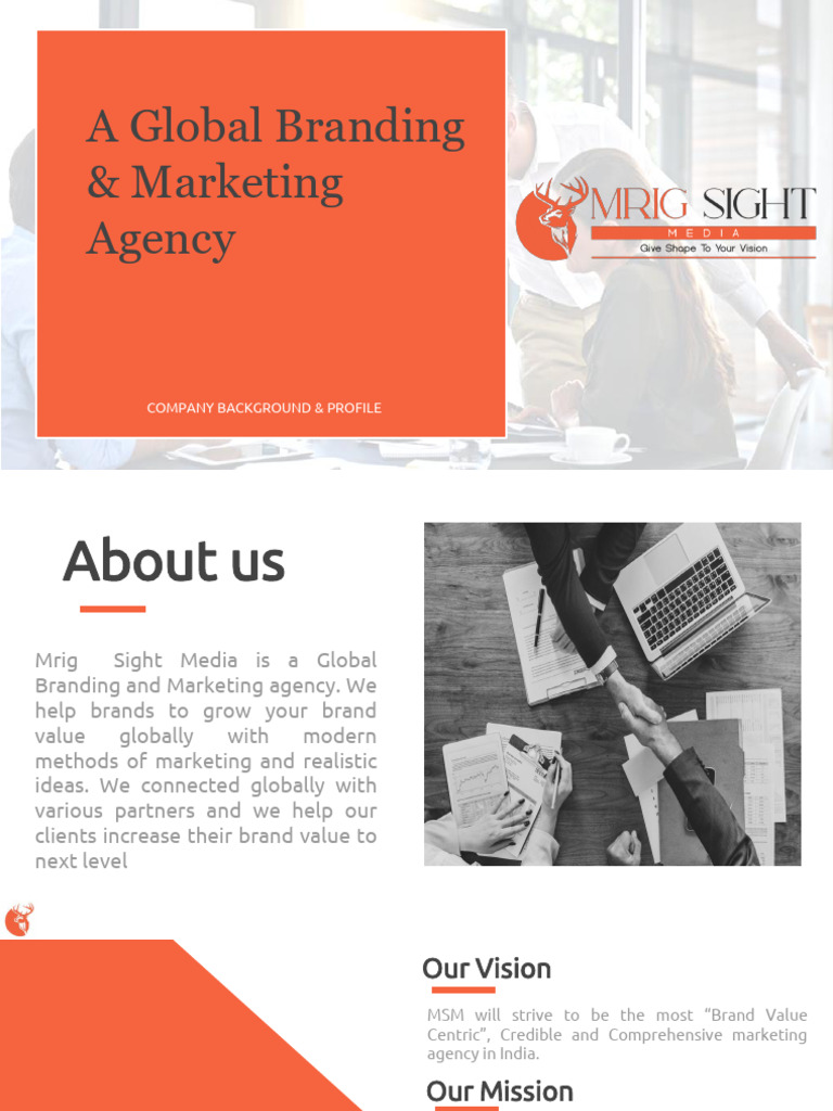 Mrig Sight Media Company Profile | PDF | Planets In Astrology | Brand