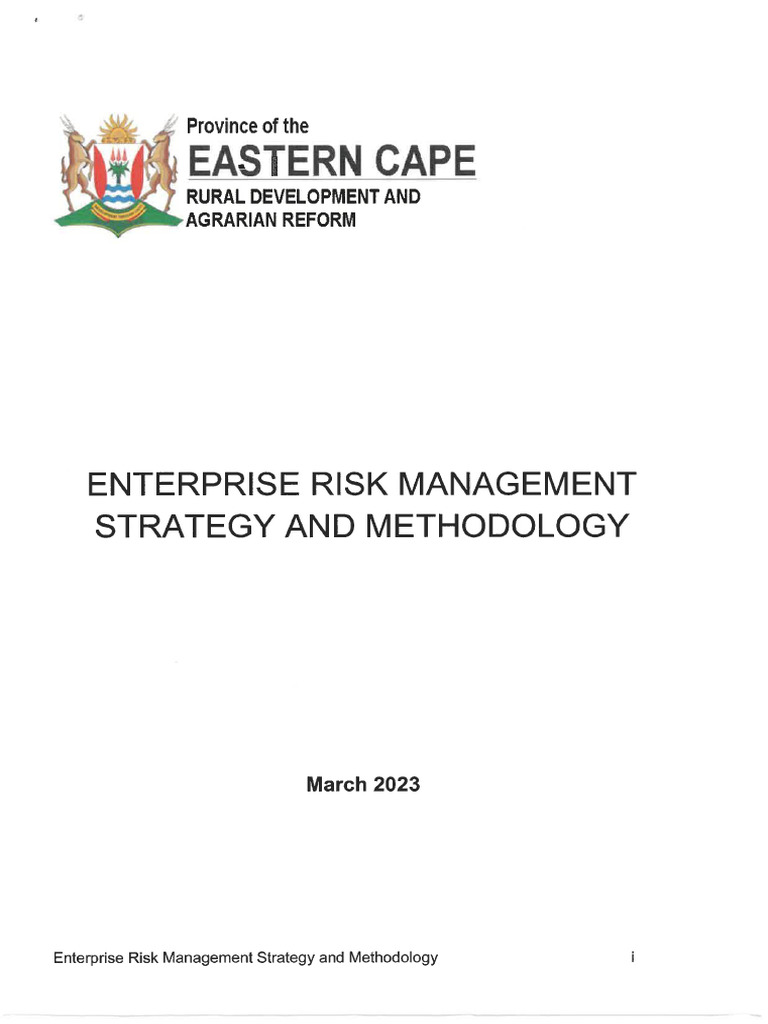 EFFORT CORPORATE Enterprise Risk Management Strategy | PDF