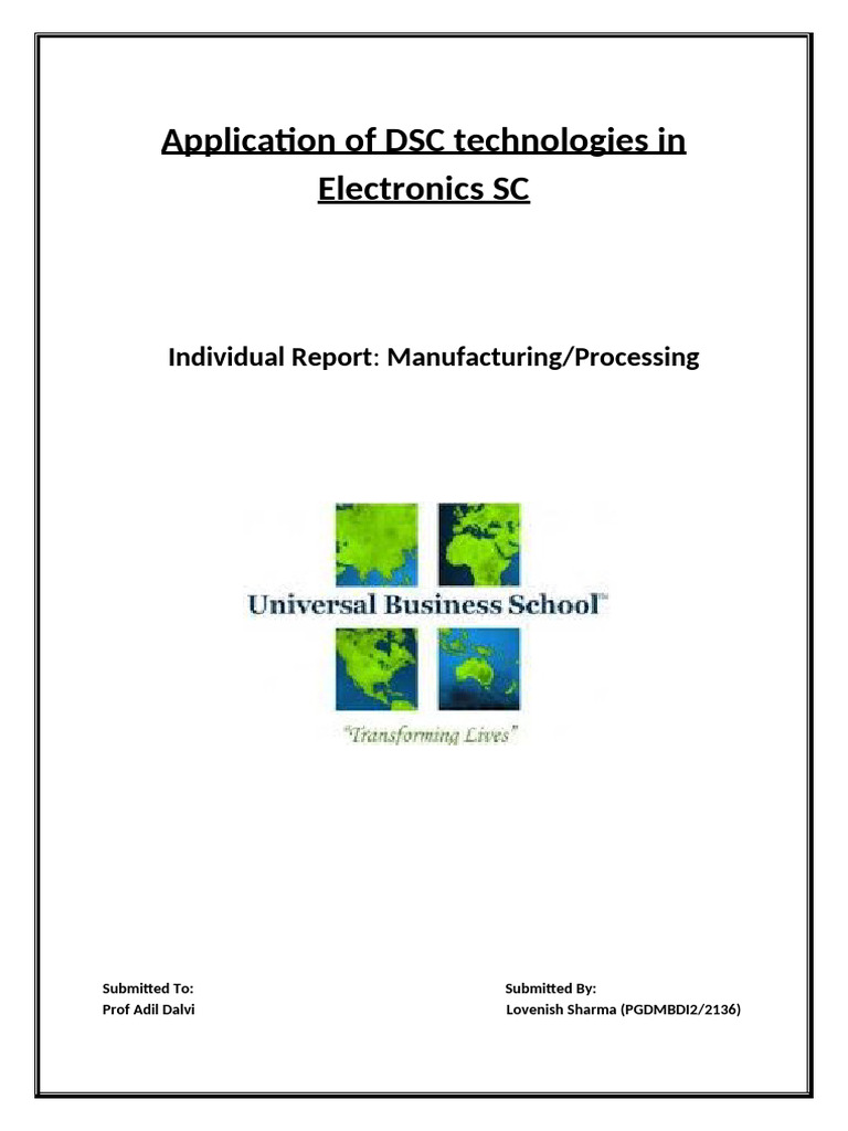 Electronics Industry Manufacturing Lovenish Sharma Pdf