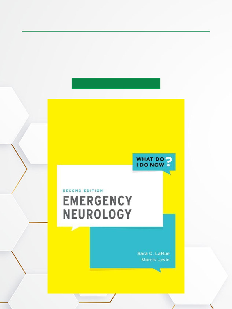 Emergency Neurology 2nd Edition Download | PDF | Stroke | Neurology