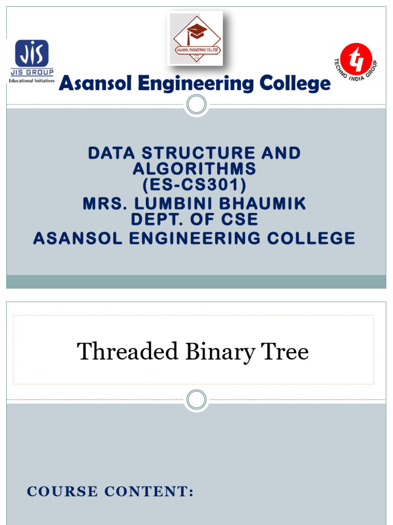 Threaded Binary Tree 240923 130940 | PDF | Computer Programming | Algorithms And Data Structures