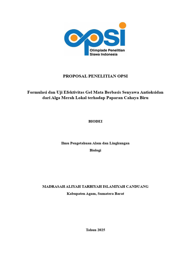 Proposal Penelitian Opsi Nadiva Azizah 2025 | PDF