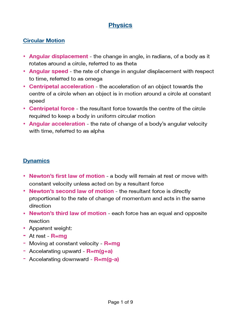 Physics Notes 2 | PDF | Atomic Nucleus | Electromagnetic Induction