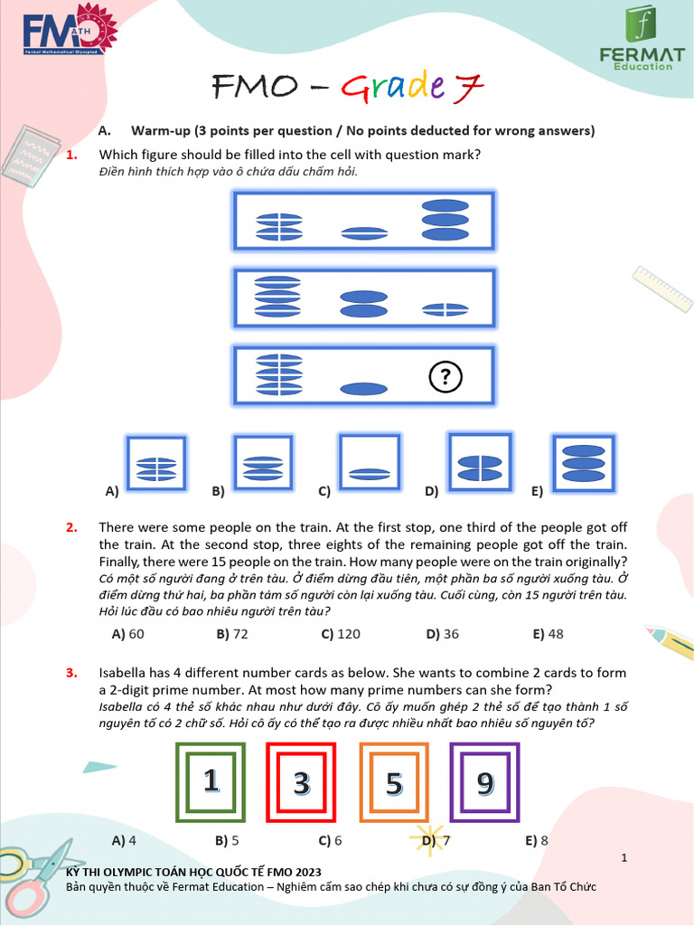Grade 7 (Lá P 7) | PDF
