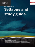 ICAN New Syllabus Summary - AAA | PDF | Audit | International Financial Reporting Standards