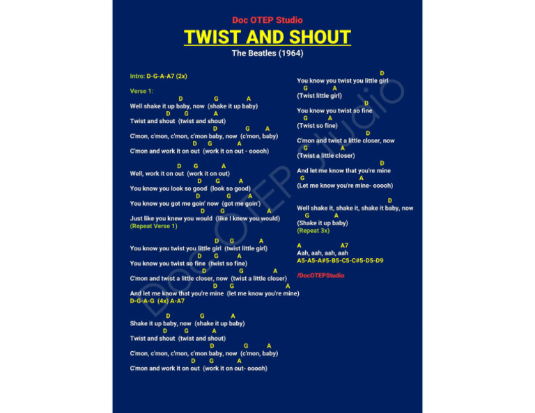 Twist and Shout | PDF