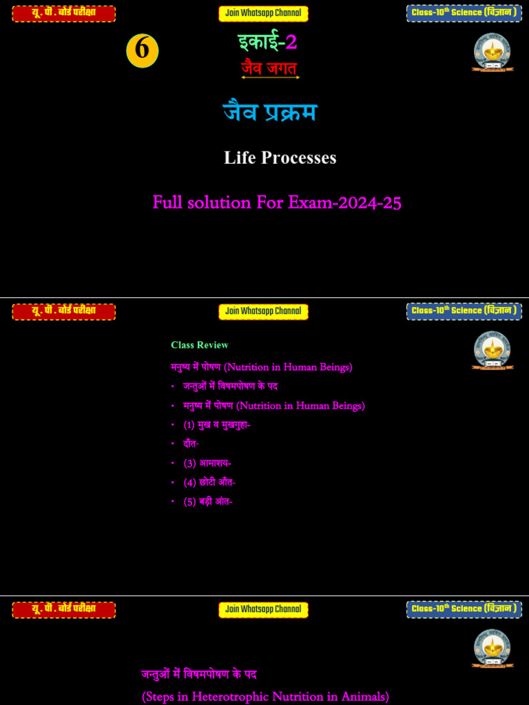 Class 10th Jaiv Prakram Class 2 | PDF