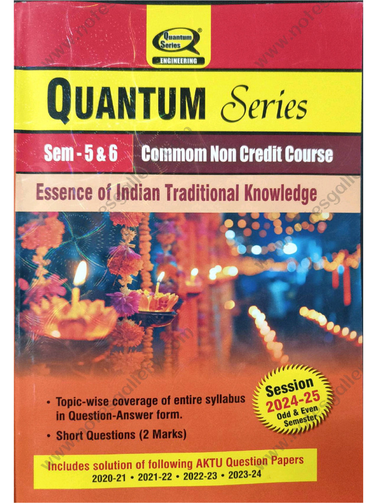 Essence of Indian Traditional 2024-25 Quantum | PDF