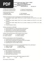 Sample Questions With Answers NSS | PDF | Government Of India