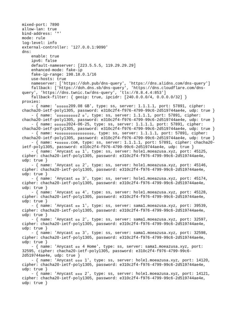 配置文件 yaml | PDF