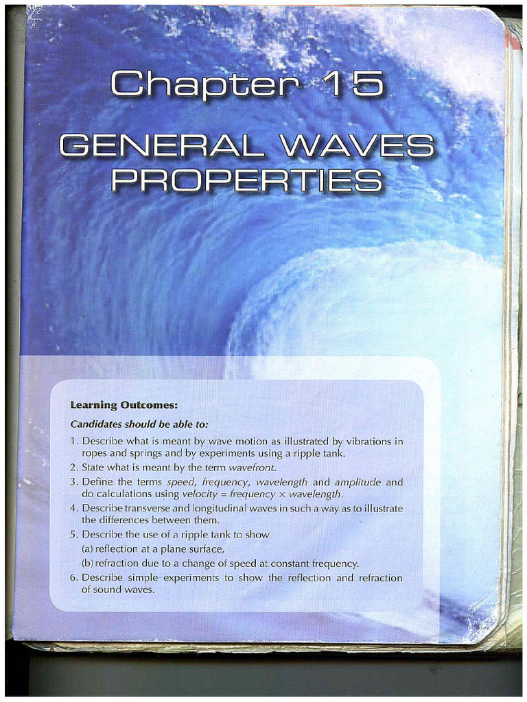 Chapter 15. General Waves Properties | PDF