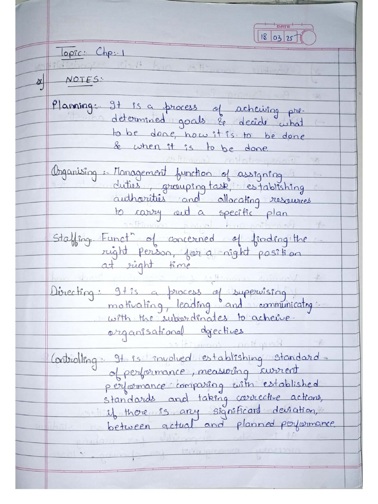 Pe Notes CHP 1 | PDF