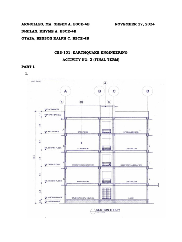 Earthquake Engineering Activity Report | PDF