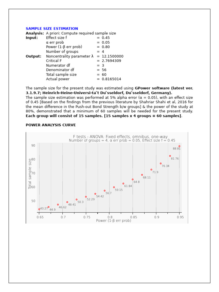 Sample Size - Bheemashankar - SJMDC - Cons | PDF | Statistics | Effect Size