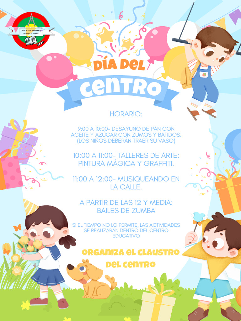 Cartel Día Del Centro | PDF