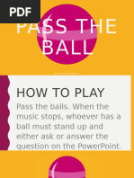 Pass The Ball Game Fun | PDF