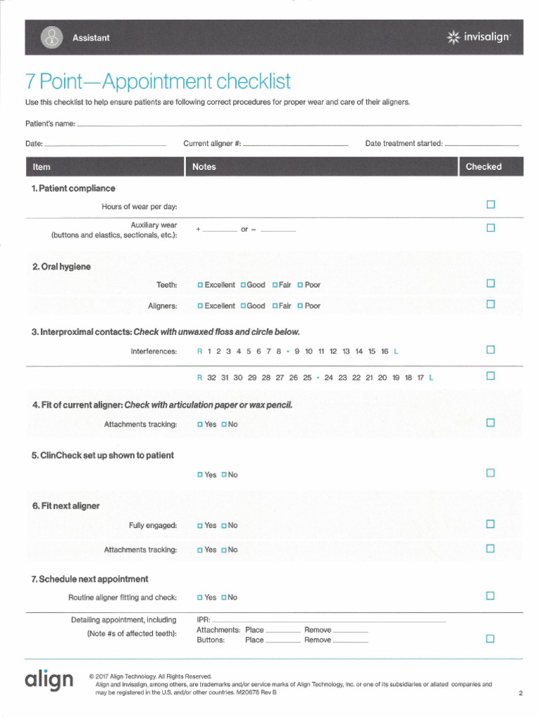 7 step appointment checklist | PDF