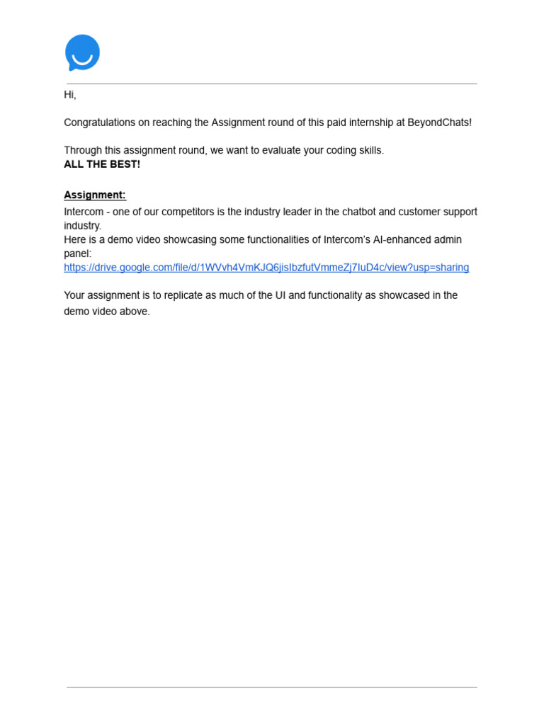 Node Frontend Assignment | PDF