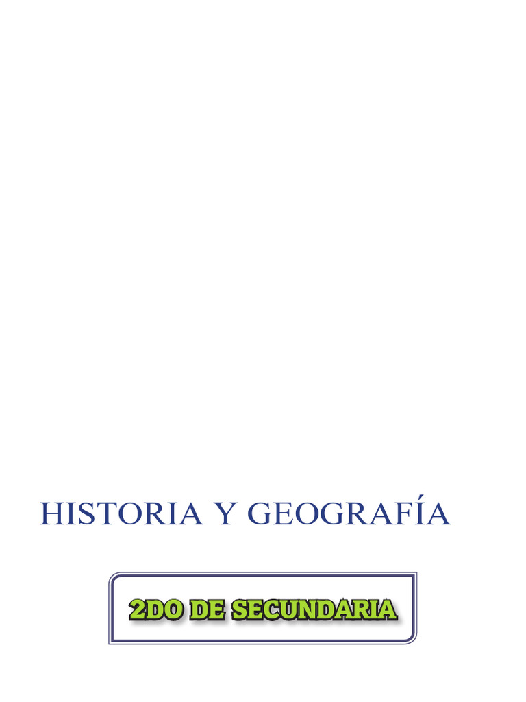 2do Historia y Geografia - Mod | PDF | Civilización maya | Mesoamérica
