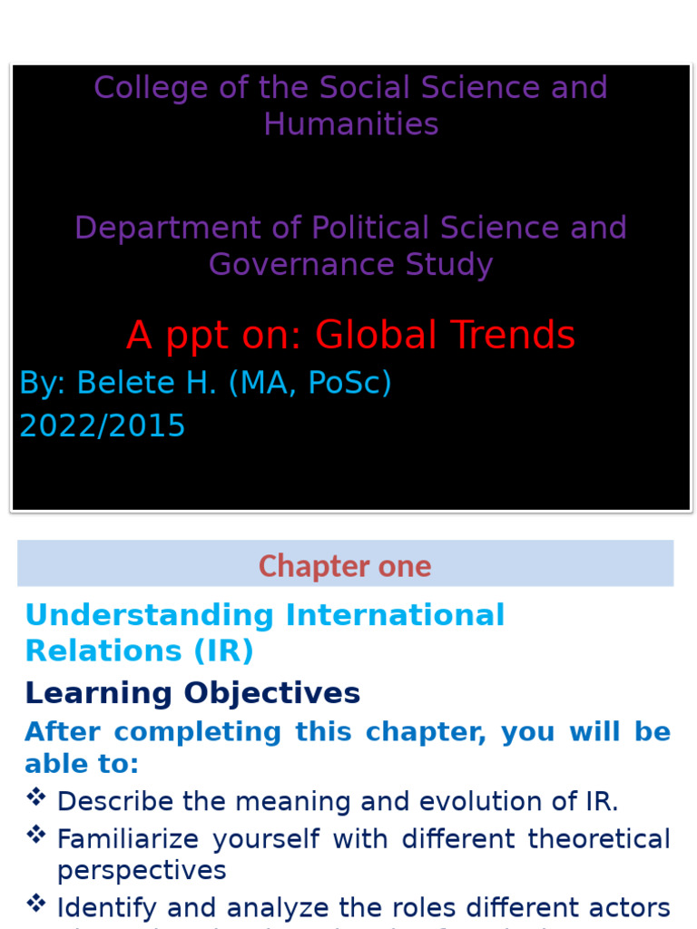 2016 Chapter One Global | PDF | Polarity (International Relations ...