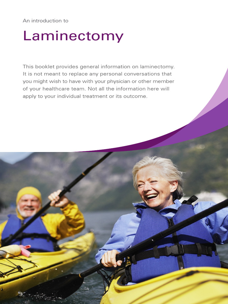 Laminectomy Patient Education Brochure US | PDF | Vertebral Column | Surgery