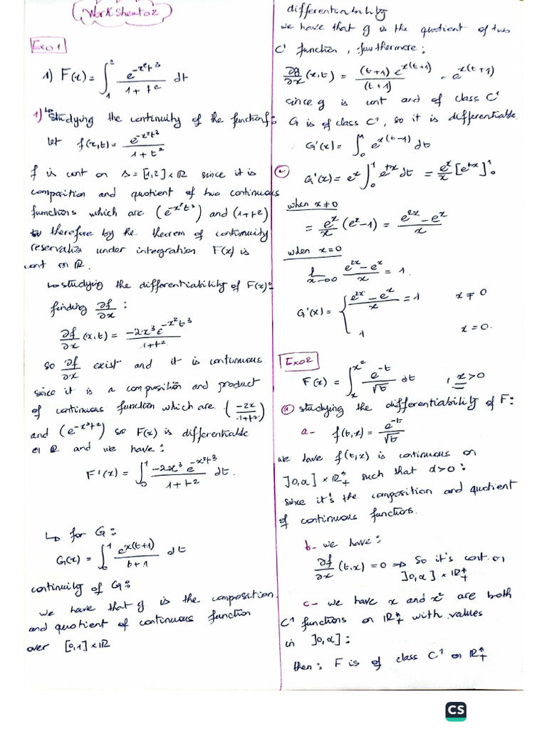 Worksheet2 Analyse | PDF