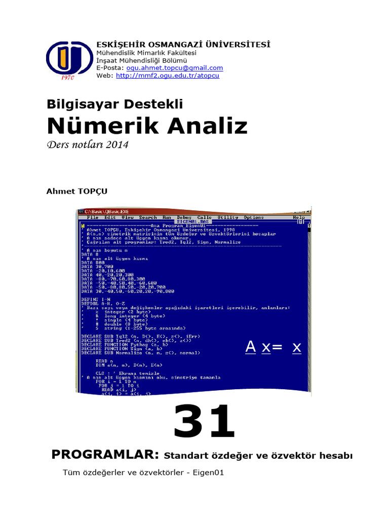 BDNA31 Programlar | PDF
