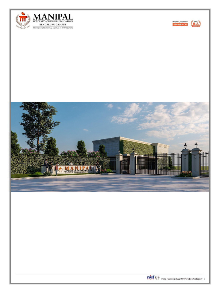 Hostel Allotment Process MAHE BLR | PDF