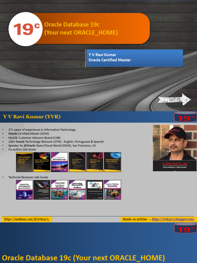 Oracle Database 19c (Your Next ORACLE - HOME) | PDF | Databases | Pl/Sql
