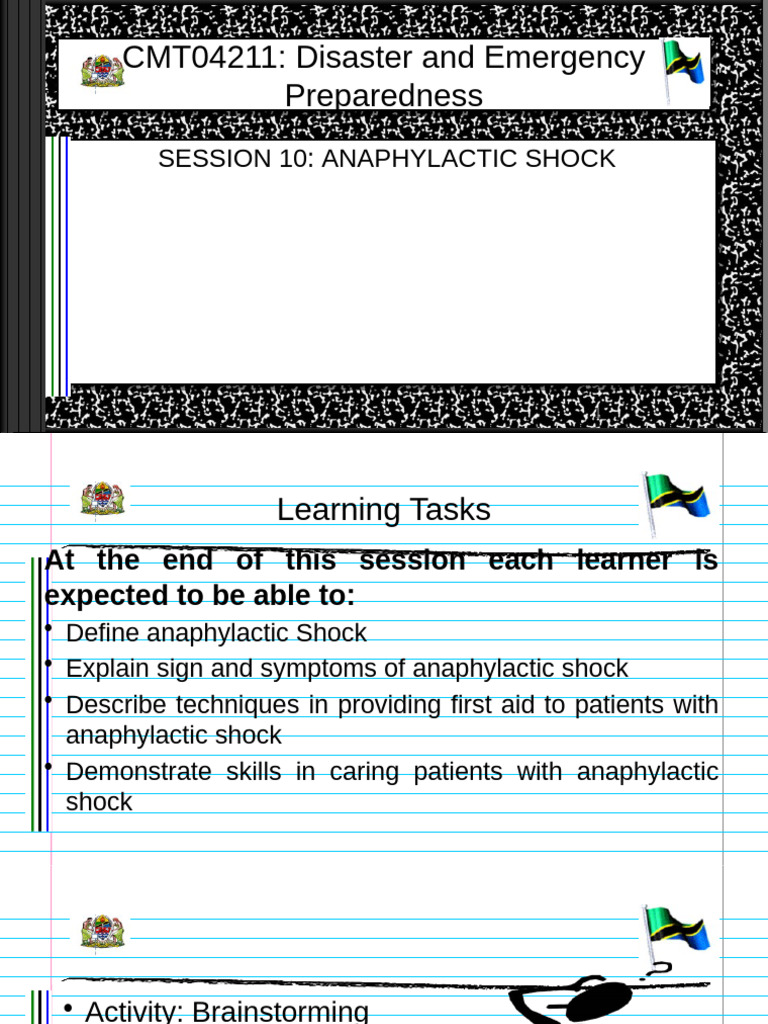 Session 8 Anaphylactic Shock | PDF | Shock (Circulatory) | Medical ...
