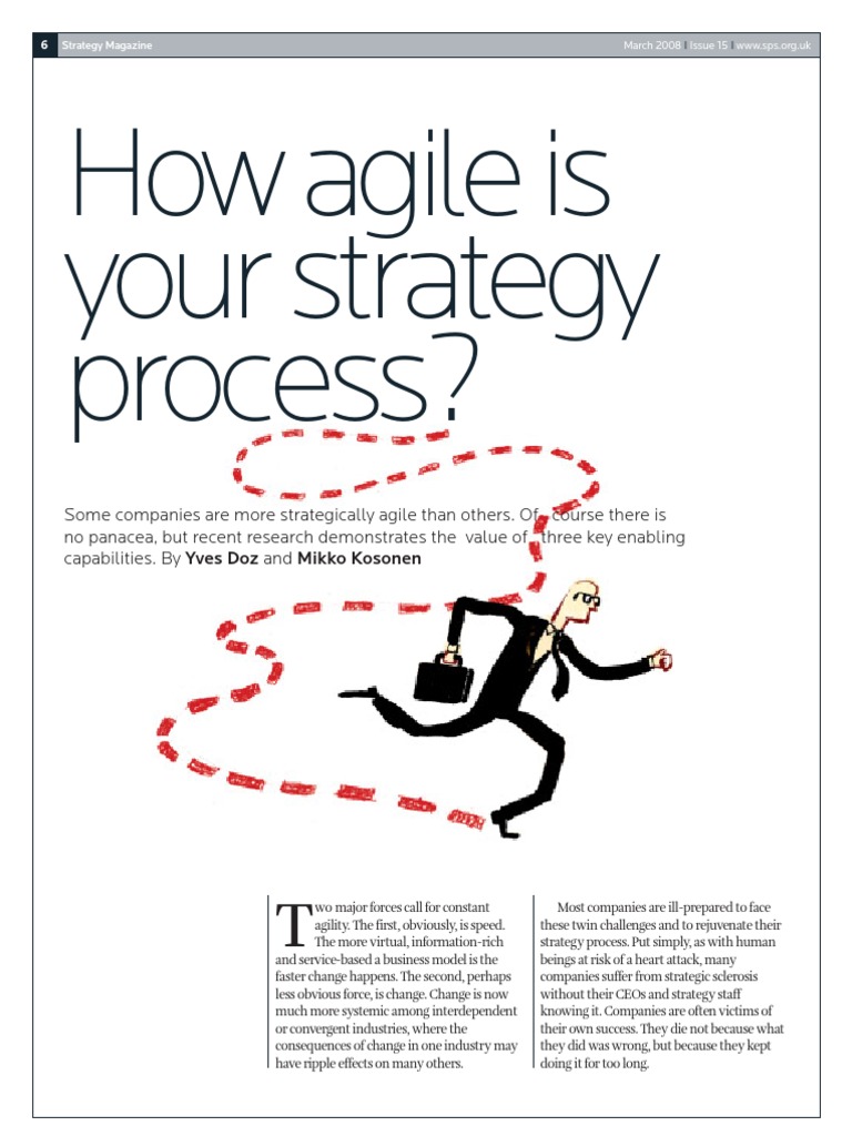 How Agile Is Your Strategy Process | PDF | Strategic Management ...