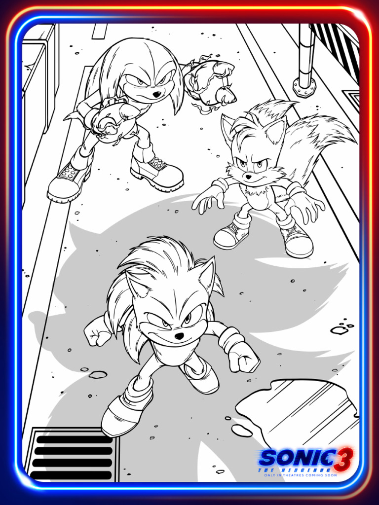 Activity Sheet For Sonic 3 | PDF