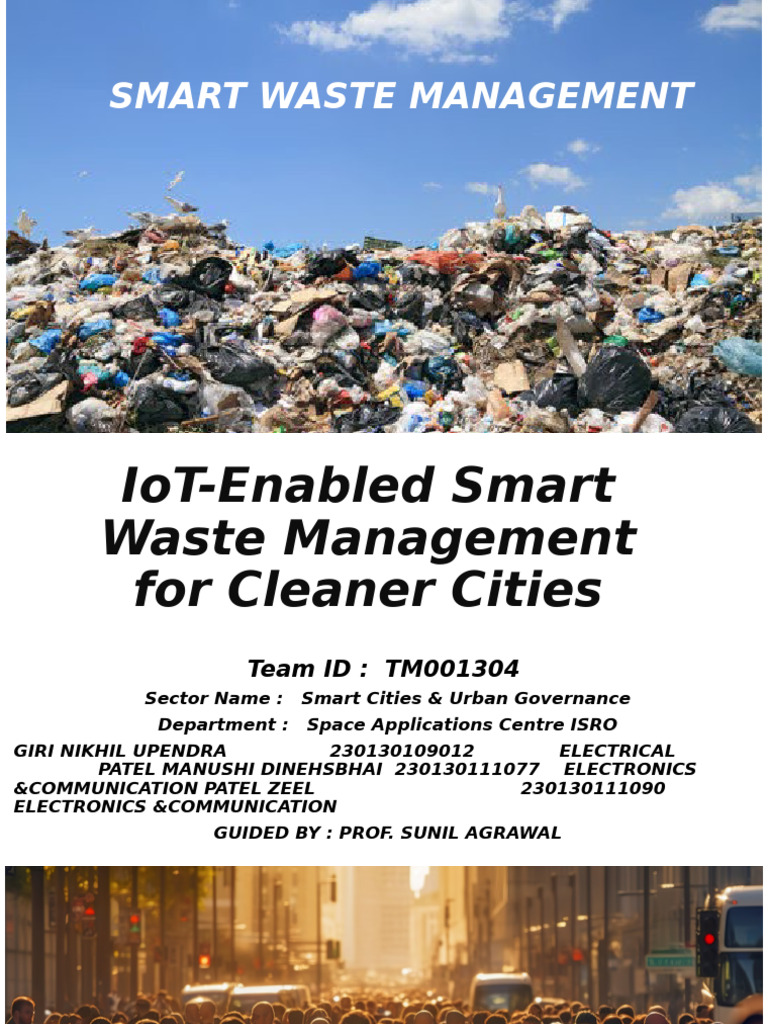 Smart Waste Management | PDF | Waste Management | Waste