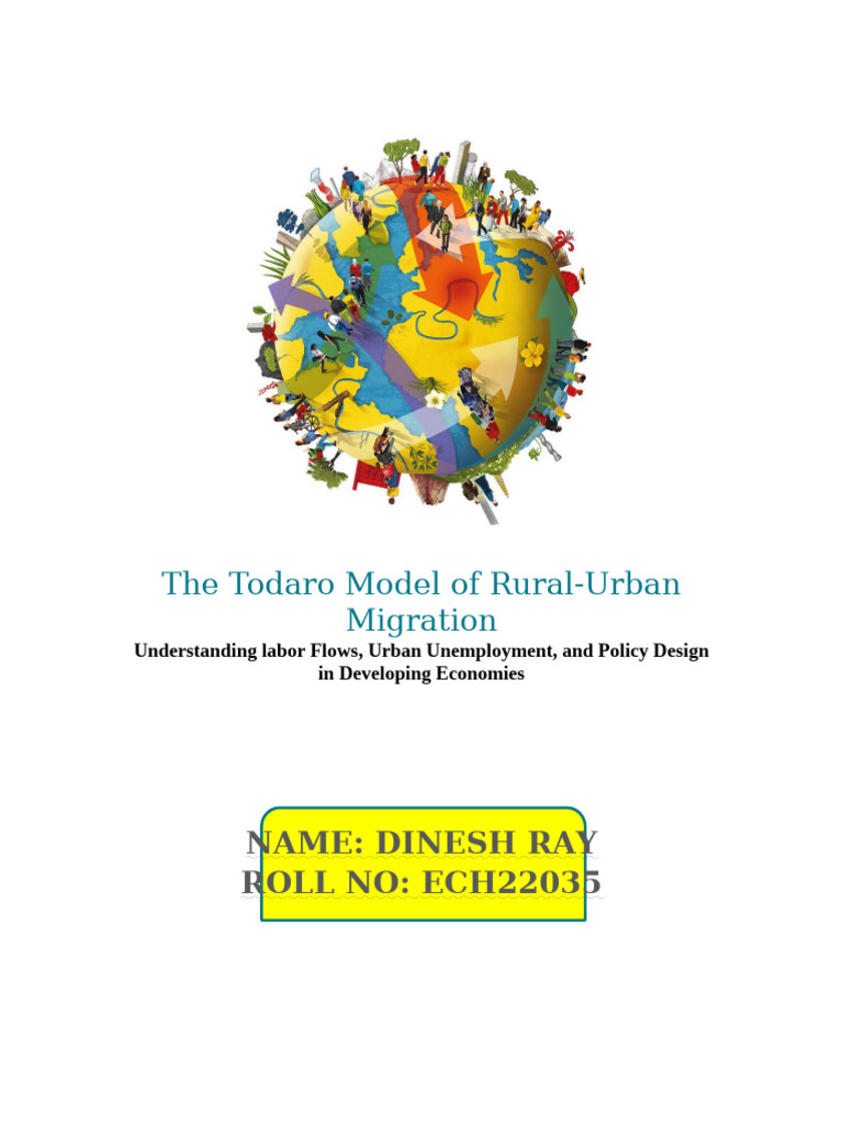 The Todaro Model of Rural | PDF | Cost Of Living | Labour Economics