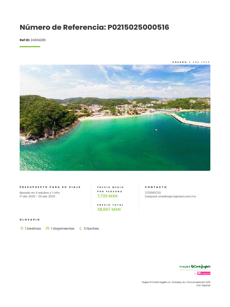 Hotel Coral Blue Todo Incluido | PDF