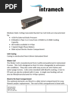 MAHU Technical Specifications in HVAC | PDF | Building Insulation ...