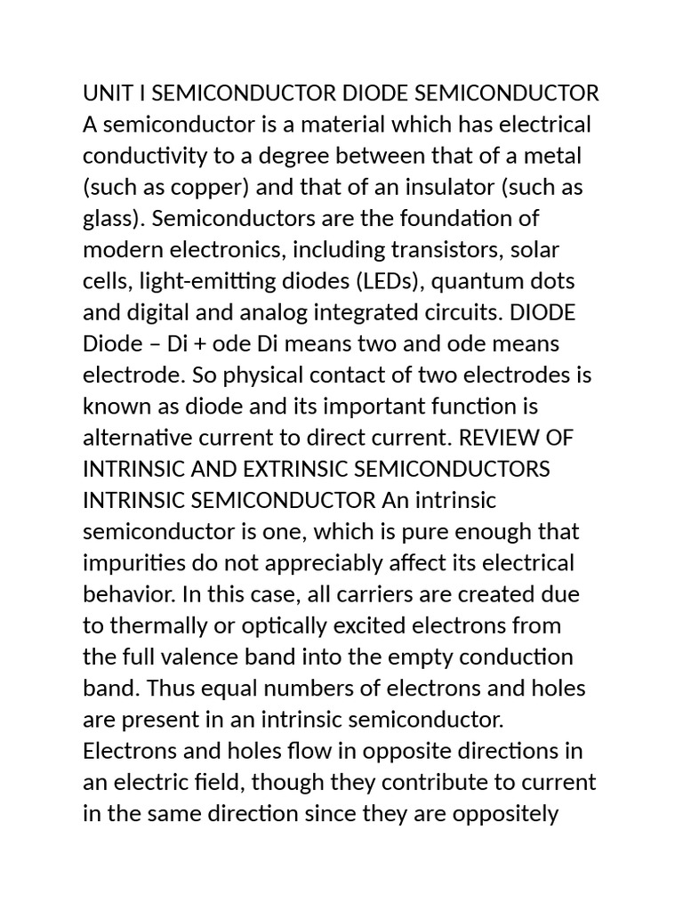 Understanding Semiconductor Diodes | PDF | Bipolar Junction Transistor ...