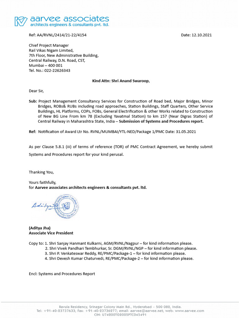 QAP of Aarvee Associates | PDF | Quality Assurance | Concrete