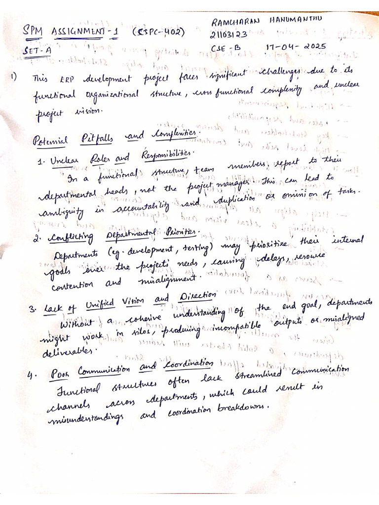 SPM Assignment 1 | PDF