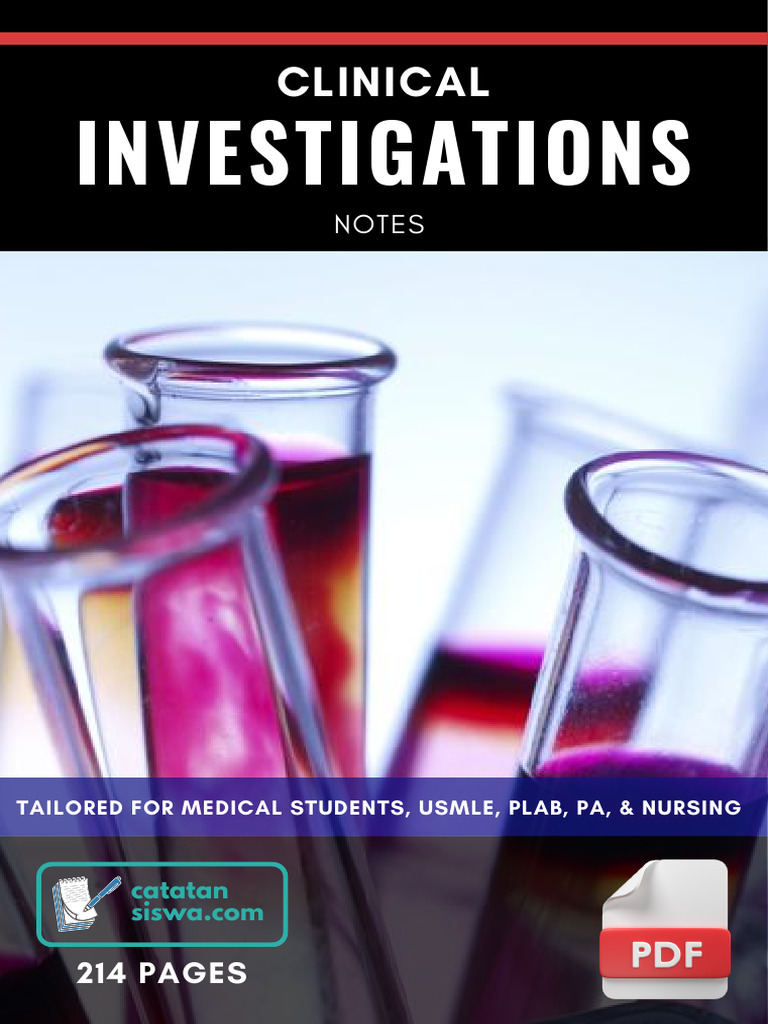 Clinical Investigations Sample | PDF | Heart | Electrocardiography