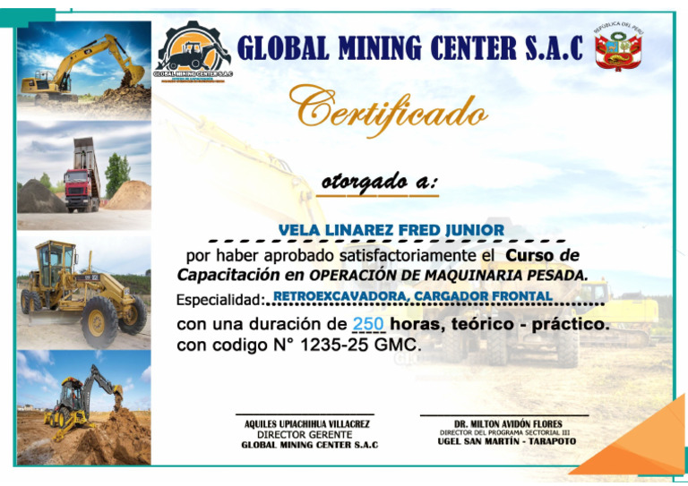 Certificado Fred | PDF
