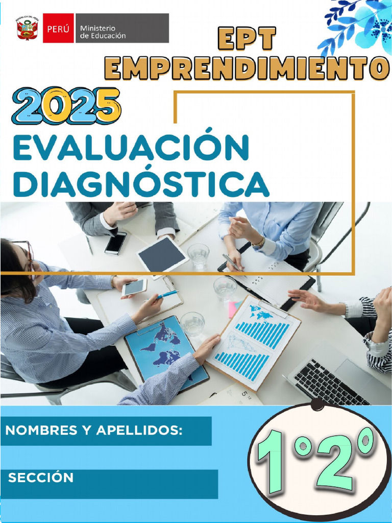1º 2º VI Prueba Diagnóstica EPT EMPRENDIMIENTO - 2025 | PDF | El ...