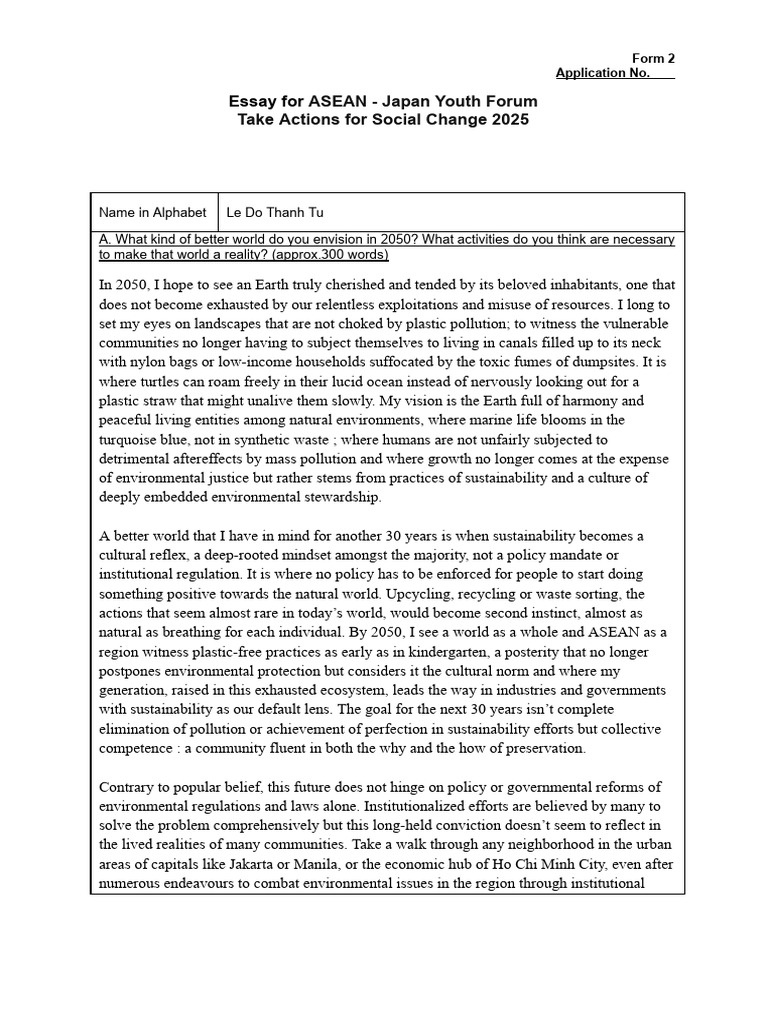 Vision for a Sustainable 2050 | PDF | Sustainability | Incentive