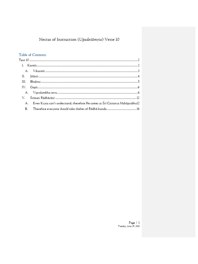 13 Nectar of Instruction-10 | PDF | Love | Bhakti